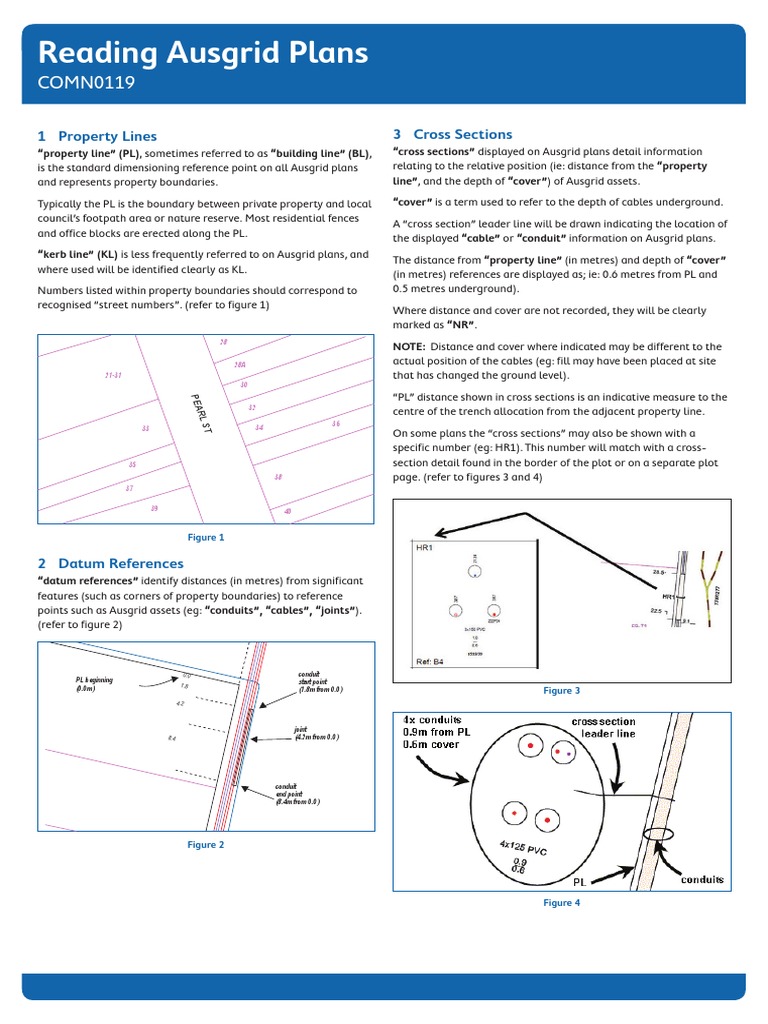 How To Read AusGrid Plans | Download Free PDF | Electrical Grid | Map