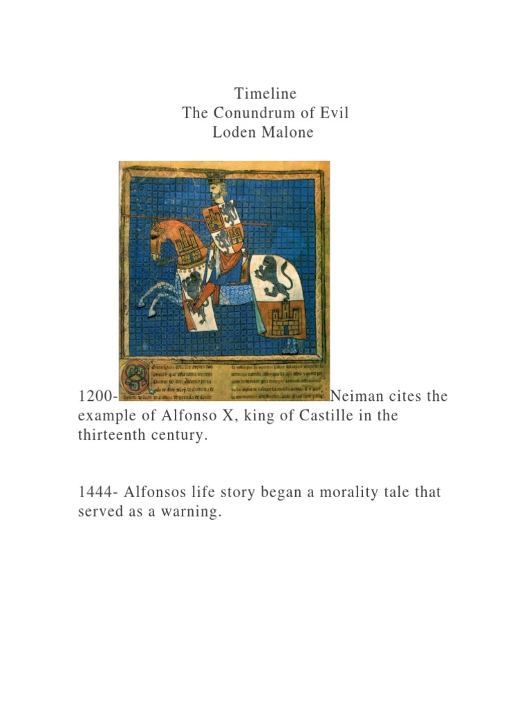 Timeline of Evil Through History | PDF
