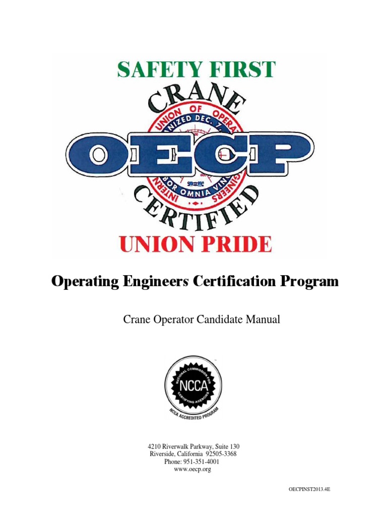 A Comprehensive Guide to Crane Operator Certification Through the ...