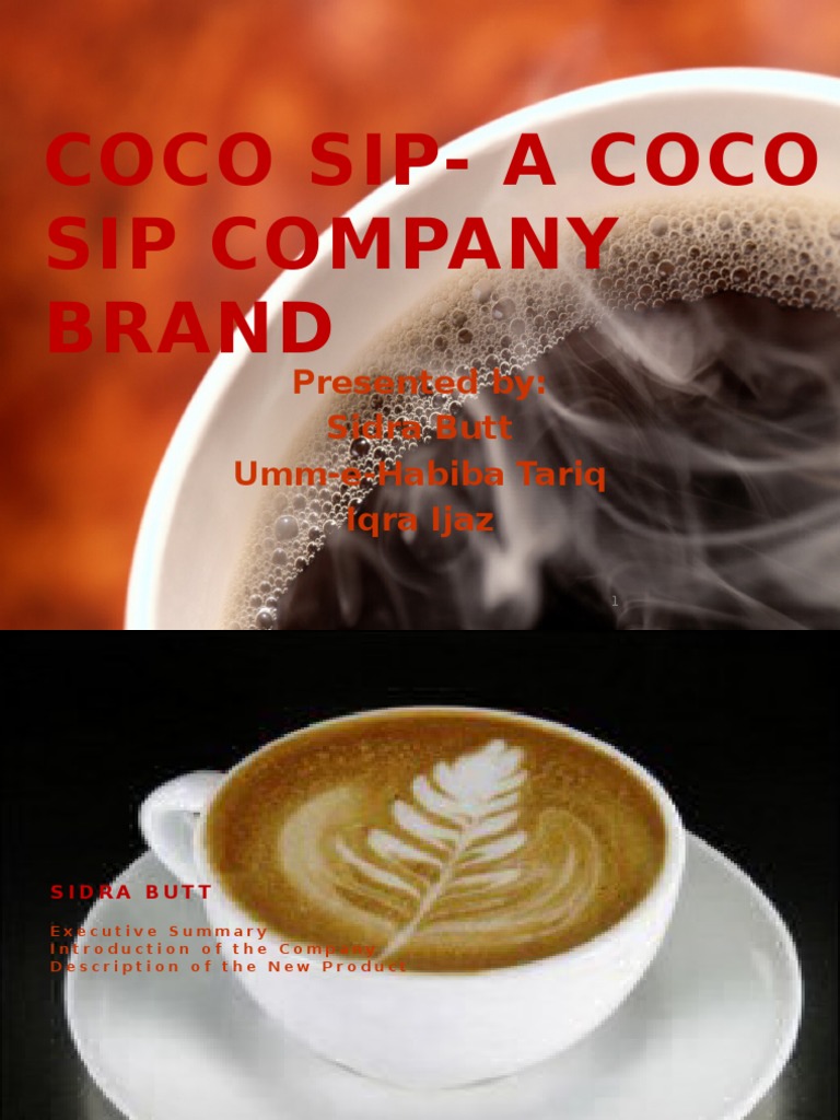 Coco Sip - A Coco Sip Brand | PDF | Market Analysis | Brand