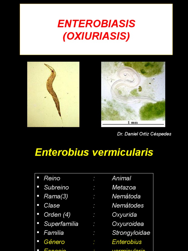 Enterobiasis o Oxiuriasis: Causas, Síntomas y Tratamiento | PDF ...