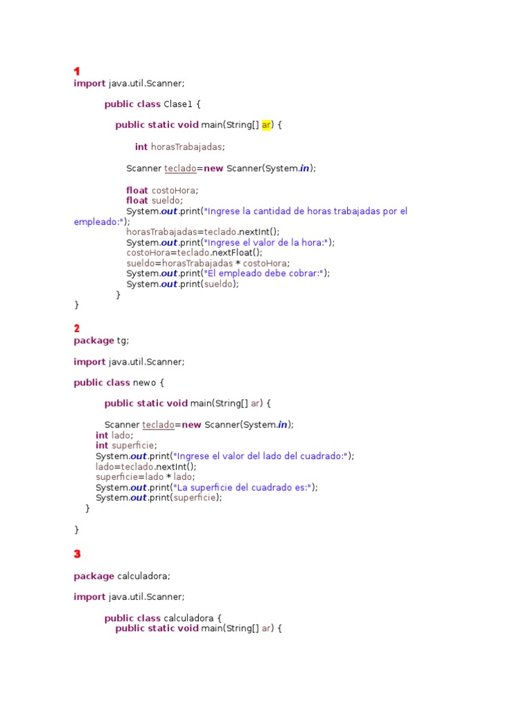 Uso de nextInt en Java con Scanner | PDF | Tecnología
