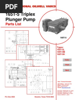 GD Triplex Pump Parts List | PDF | Pump | Valve