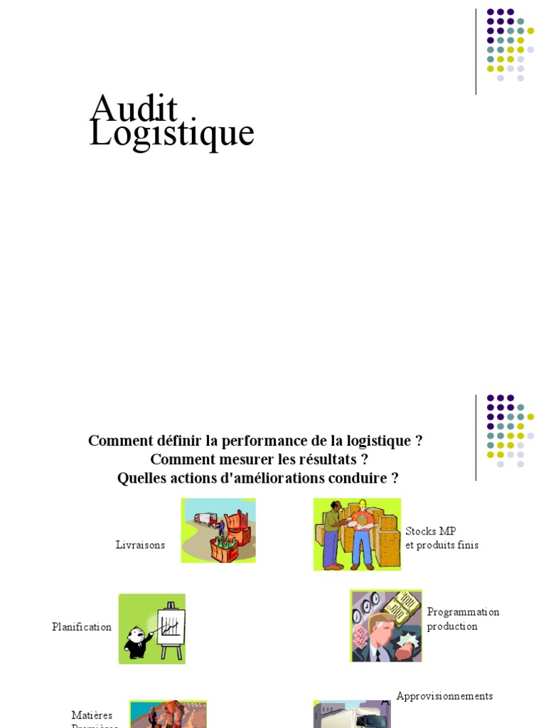 Audit Logistique | PDF | Audit | Logistique