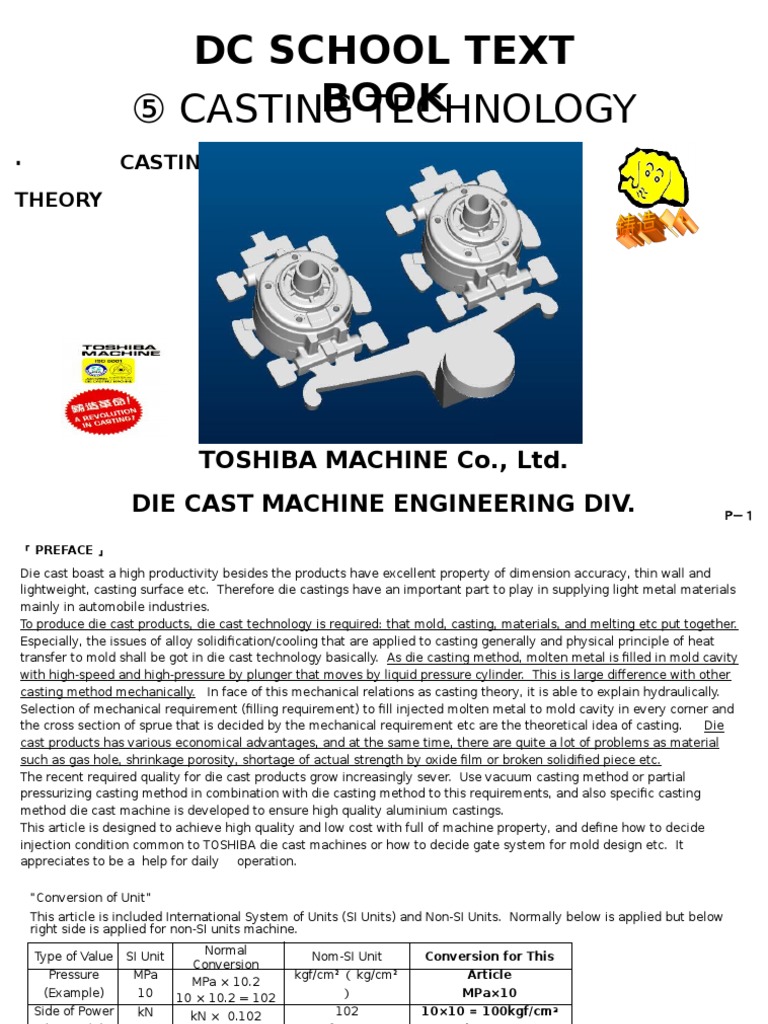 Casting Technology: DC School Text Book | PDF | Casting (Metalworking) | Physical Sciences