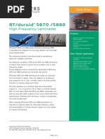 Taconic RF-35TC Technical Data Sheet | PDF | Amplifier | Capacitor
