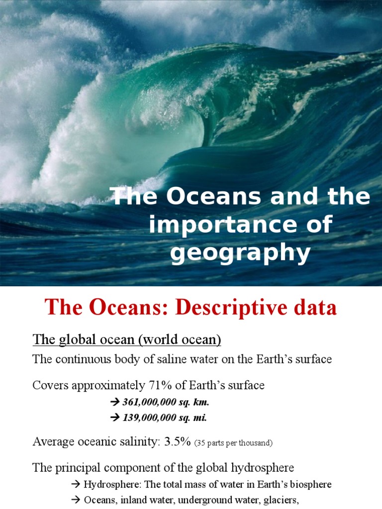 The Oceans and The Importance of Geography | PDF | Pacific Ocean ...