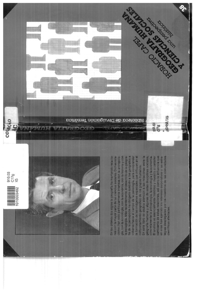 CAPEL, Horácio - Geografia Humana y Ciencias Sociales PDF | PDF ...