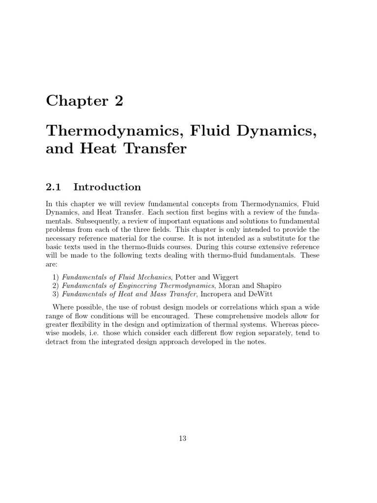 Thermodynamics, Fluid Dynamics, and Heat Transfer | PDF | Entropy | Boundary Layer
