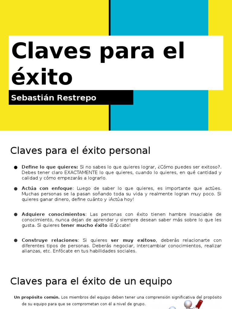 Claves para el Éxito Personal y Profesional | PDF | Amistad | Comunicación