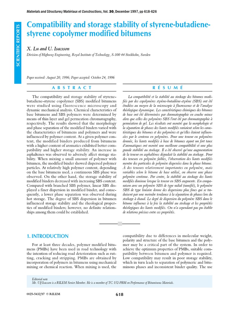 PMB-StorageStability (Materials Structure 1997) | PDF | Polymers ...