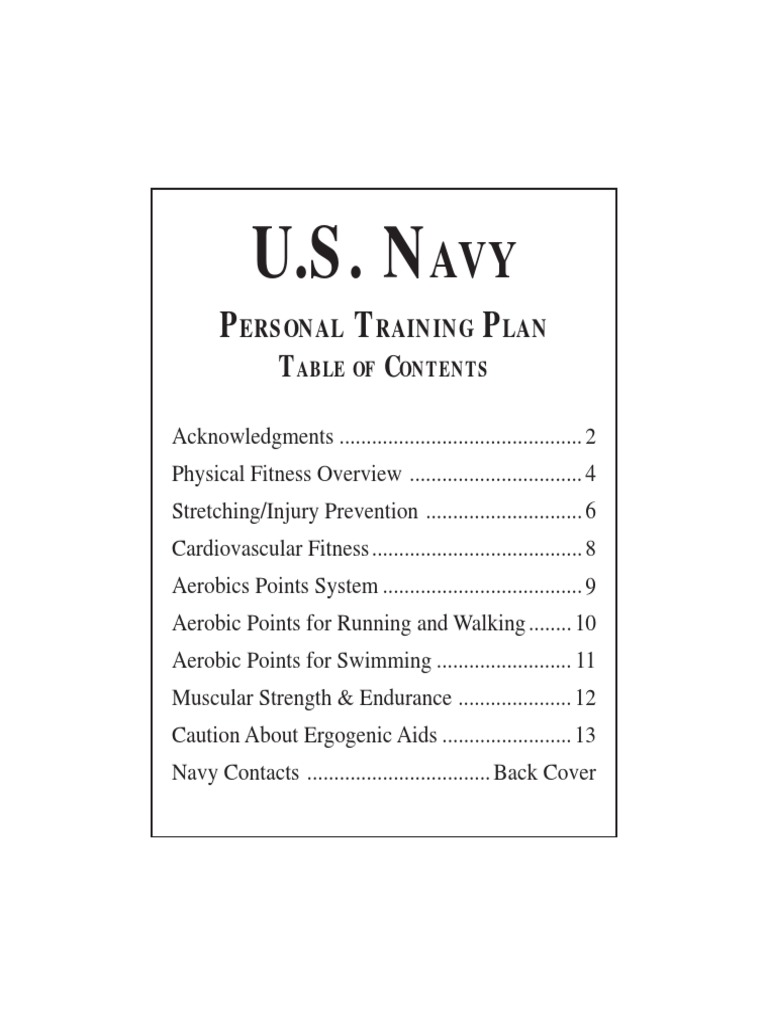 Personal Training Plan | PDF | Physical Fitness | Strength Training