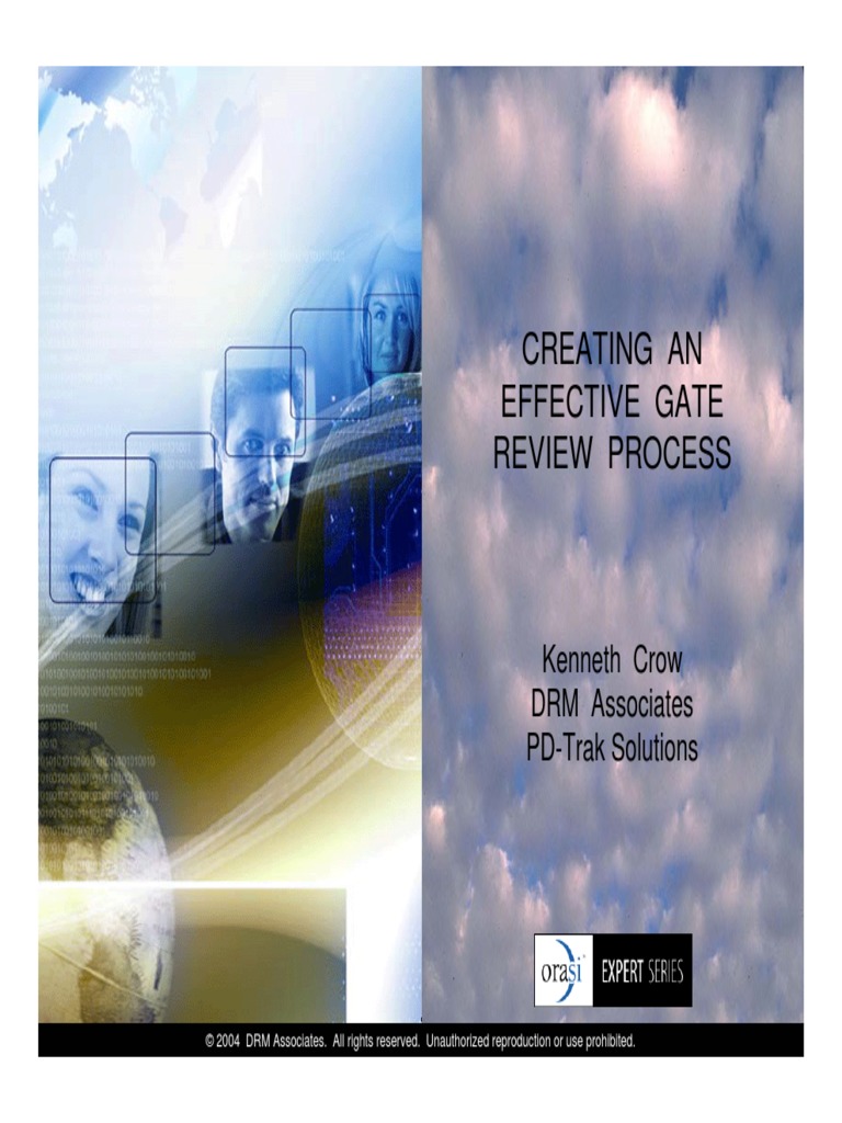 Creating An Effective Gate Review Process: Kenneth Crow DRM Associates ...