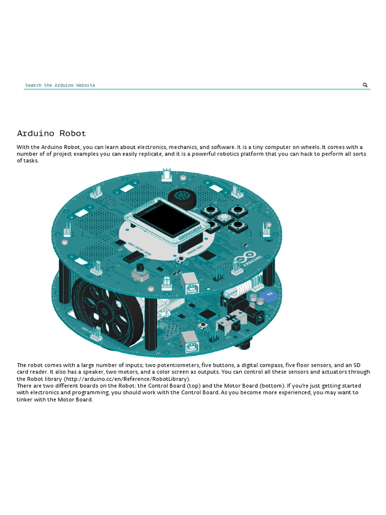Arduino - Robot | PDF | Arduino | Installation (Computer Programs) Arduino - Robot | PDF | Arduino | Installation (Computer Programs)