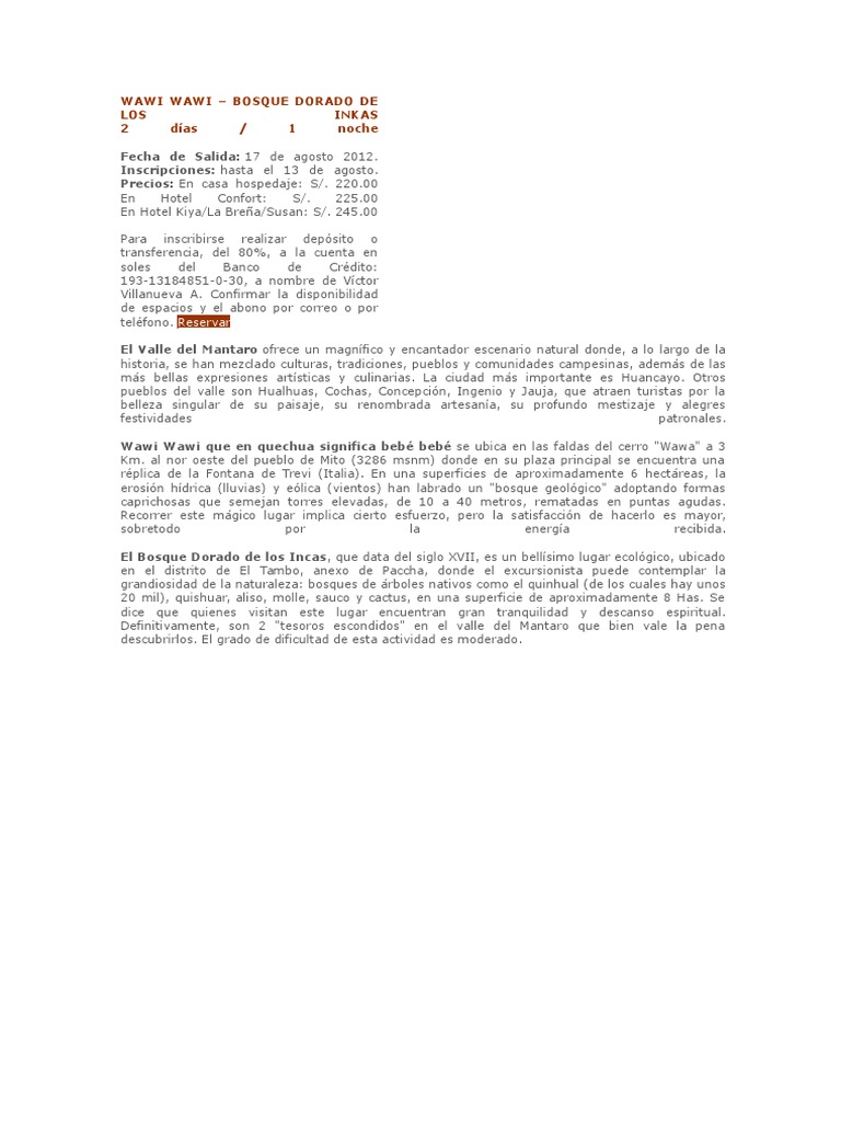 Wawi Wawi | PDF