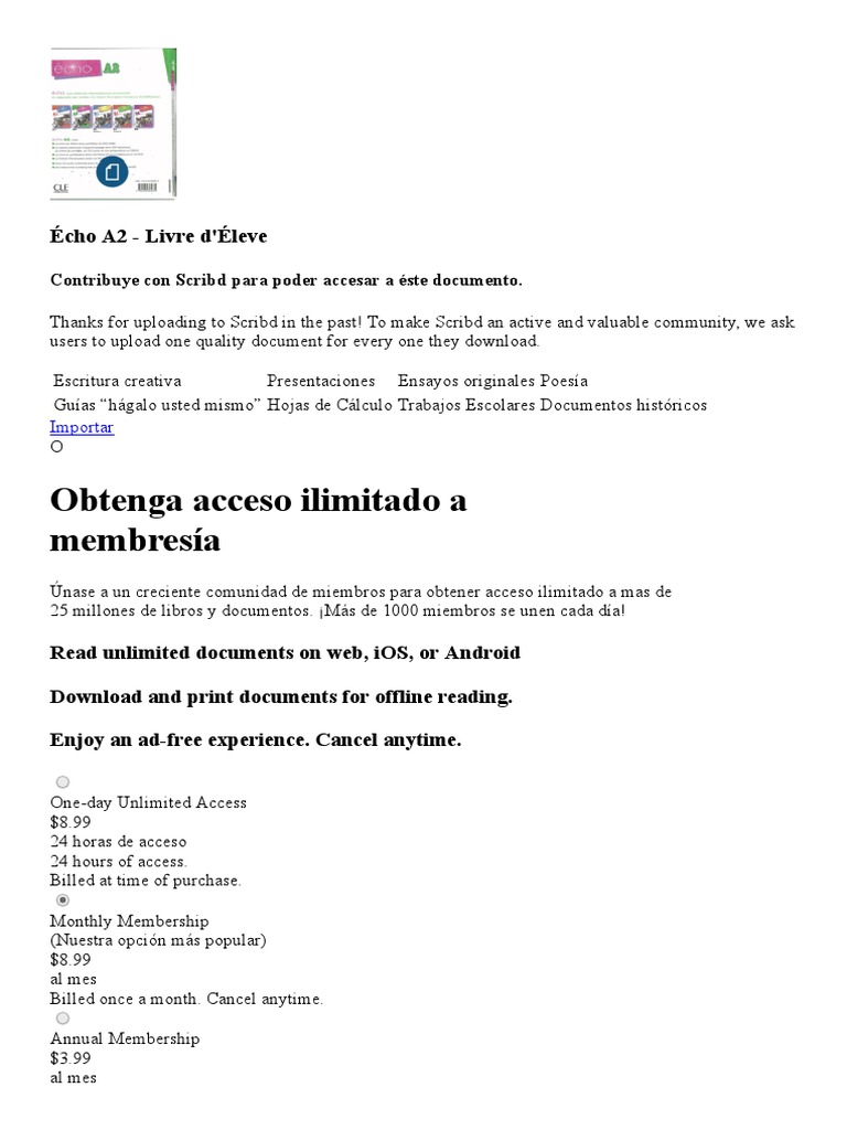 Scribd | PDF | Informática