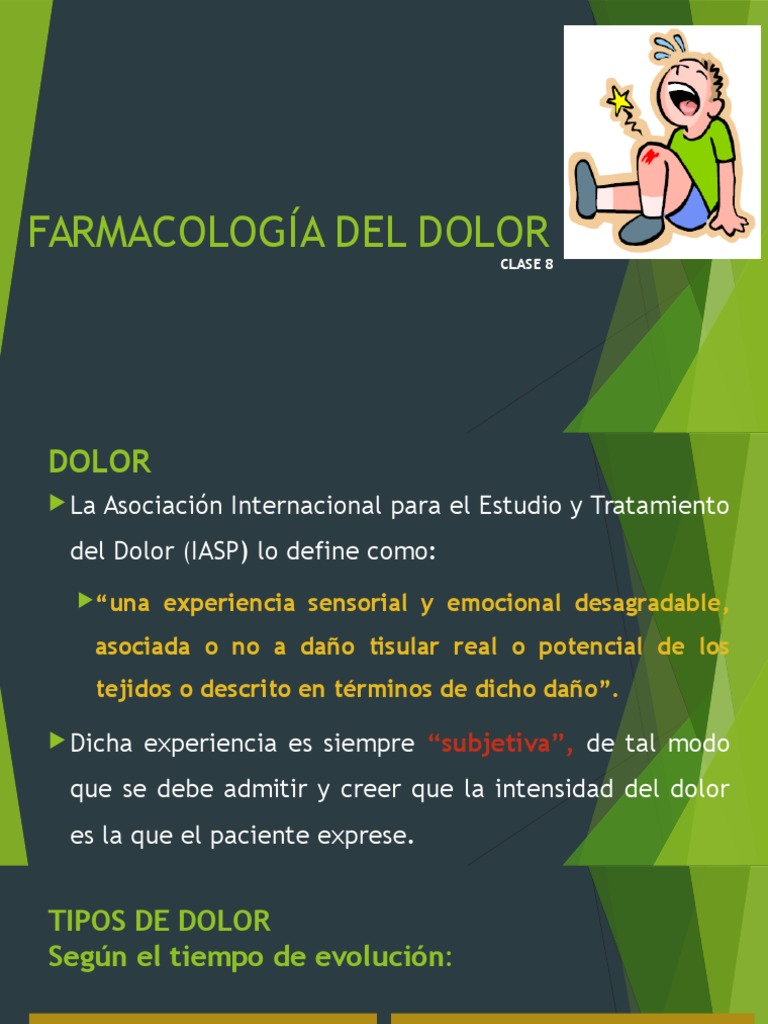 7 Farmacología Del Dolor