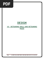 Wing Wall Design-Final | PDF | Physics | Civil Engineering