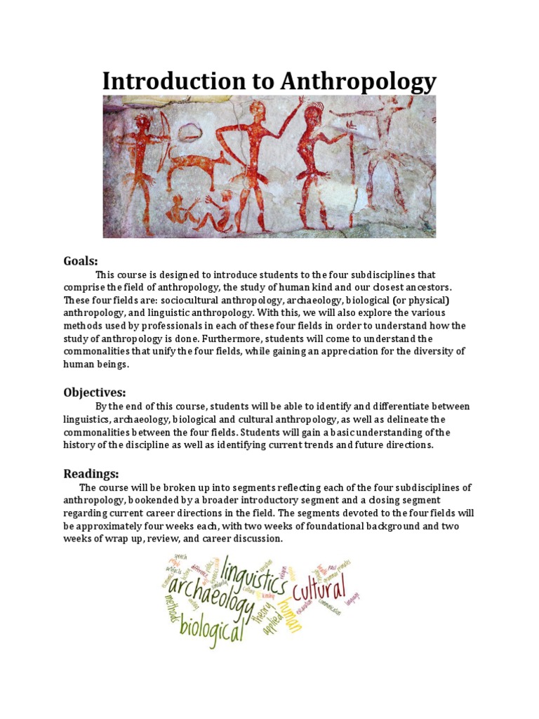 Introduction to Anthropology Course | PDF