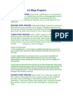 Twelve Step Prayers - Spiritual - Alcoholics Anonymous | PDF | Prayer ...