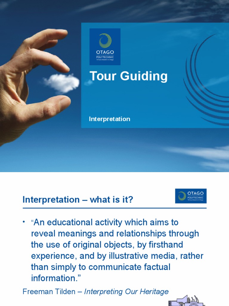 Tourguidinginterpretation | PDF | Language Interpretation | Mass Media