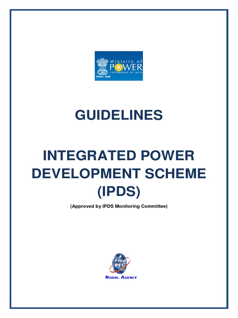 IPDS Guidelines Ver21 311214 | PDF | Electric Power Distribution ...
