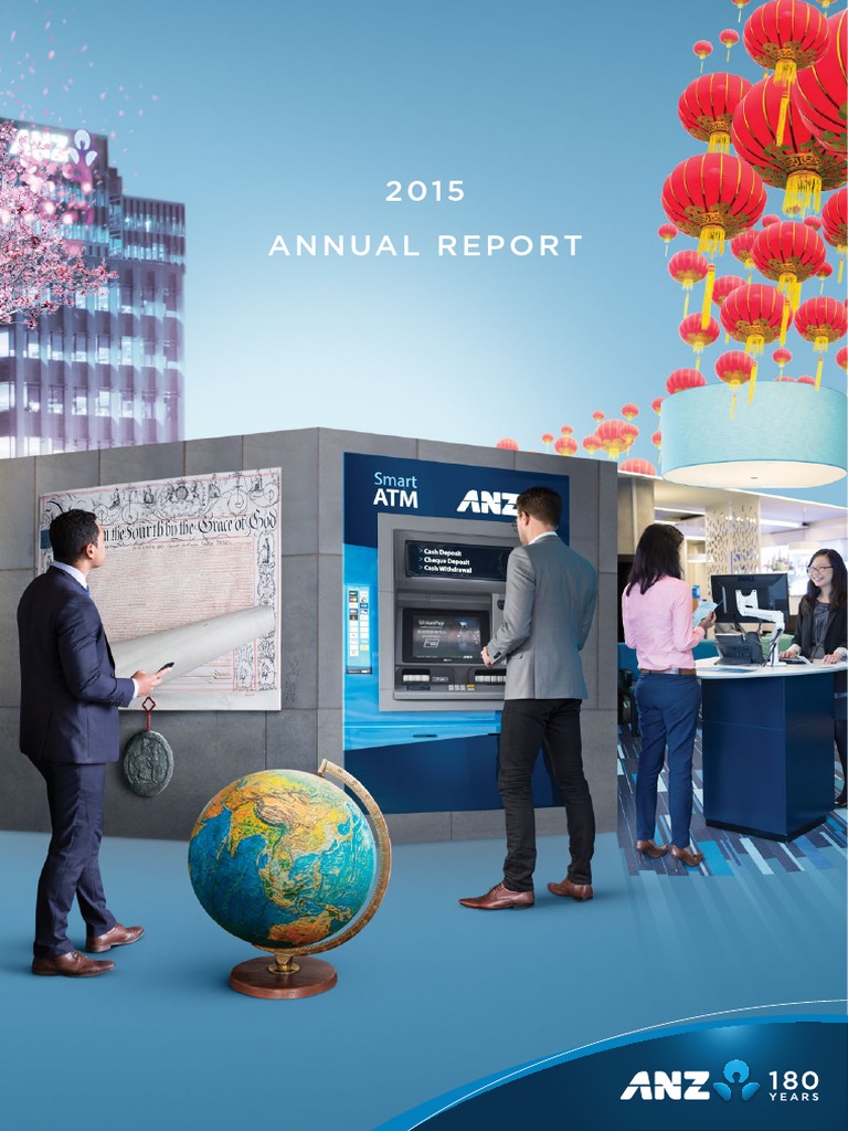 2015 Annual Report ANZ | PDF | Dividend | Board Of Directors
