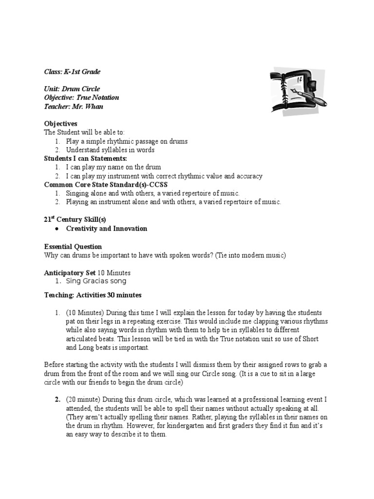Drum Circle | PDF | Rhythm | Pedagogy
