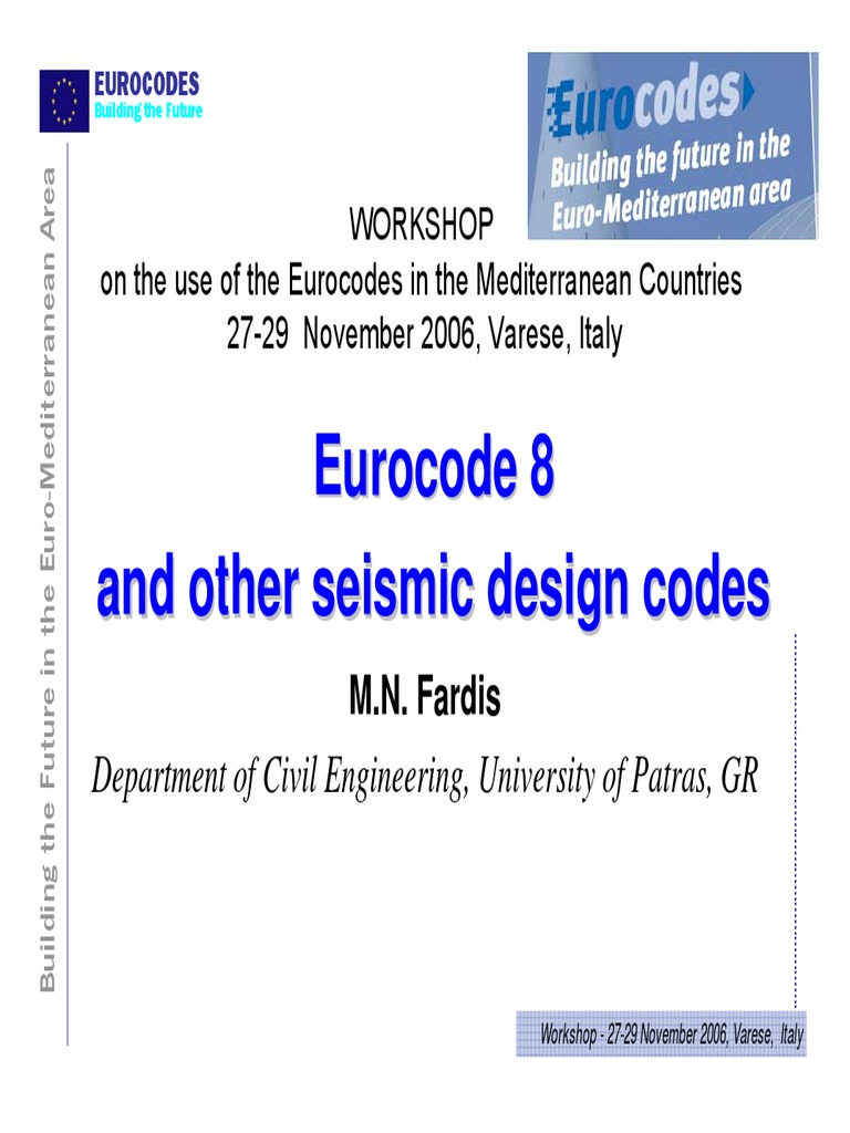 Eurocode 8 and Other Seismic Design Codes PDF | PDF | Civil Engineering | Engineering