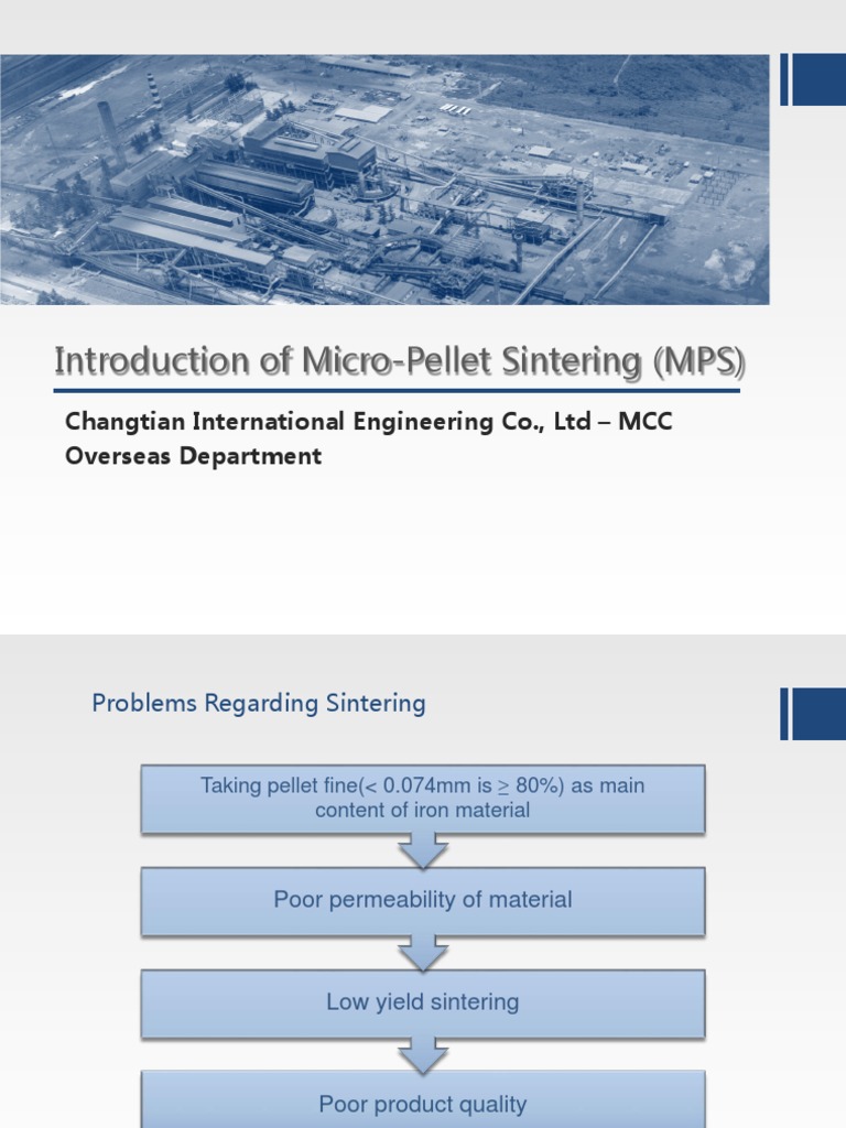 Micro-Pellet Sintering Process Guide | PDF | Materials | Industries