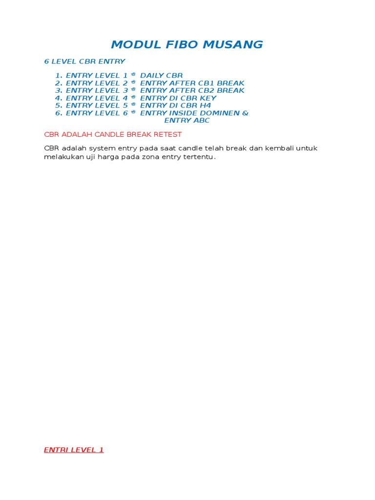 Modul Fibo Musang | PDF