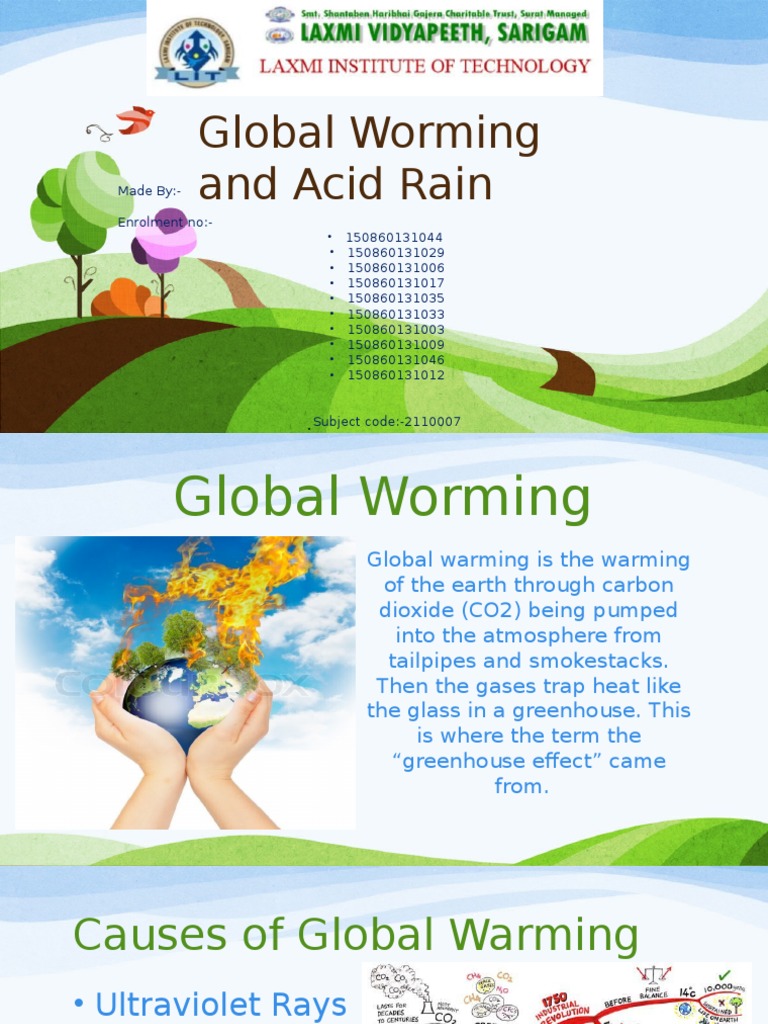 Understanding the Causes, Effects and Solutions of Global Warming and ...