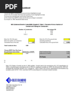 Wireway Selection Size Calculator 03132011 | PDF | Electrical Conductor ...