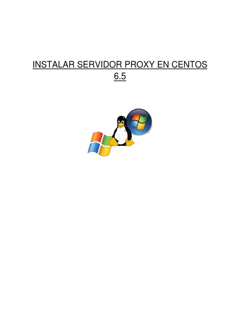 Paso A Paso Servidor Proxy Centos 6.5 | PDF | Servidor proxy ...