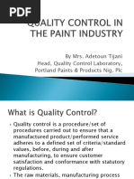 Manufacturing Process of Paints | PDF | Paint | Mill (Grinding)