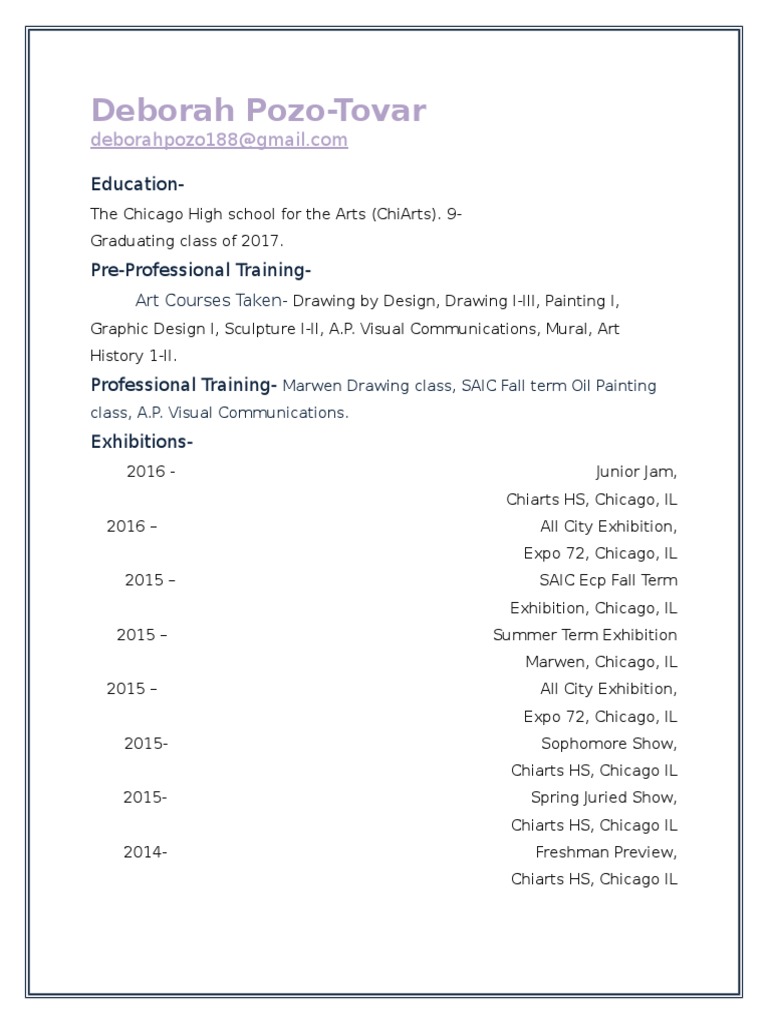 Deborah Pozo Resume | PDF