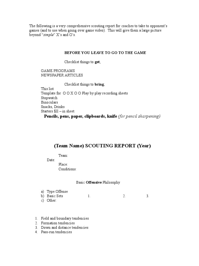 Ultimate Scouting Report | PDF | National Football League Teams | National Football League