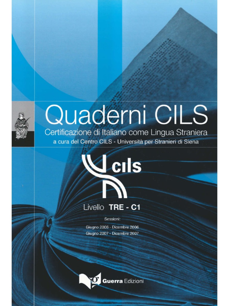 Quaderni Cils Livello Tre c1