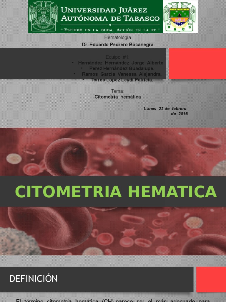 Citometria Hematica | PDF | Leucocito | Anemia
