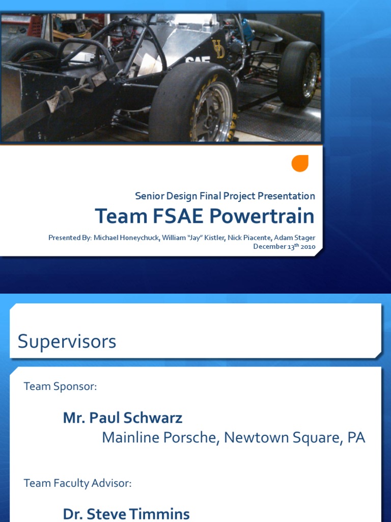 FSAE Drivetrain Final Presentation | PDF | Axle | Throttle