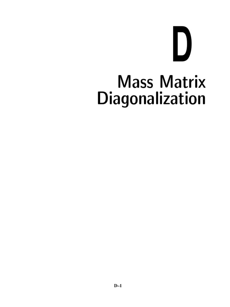 Matrix Finite Element Methods In Dynamics Pdf Matrix Mathematics Finite Element Method