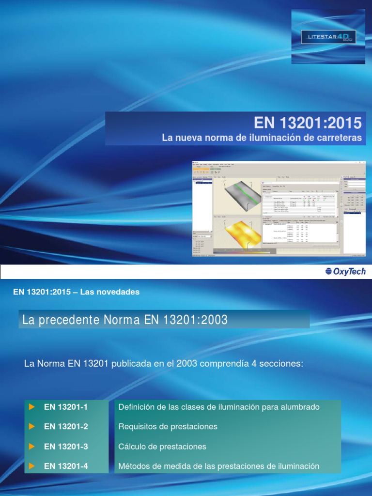 EN13201-2015 La Nueva Norma de Iluminación de Carreteras-Rv01 210316 | PDF | Medición | Energia ...
