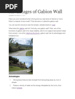 Gabion Wall Design | PDF | Geotechnical Engineering | Applied And ...