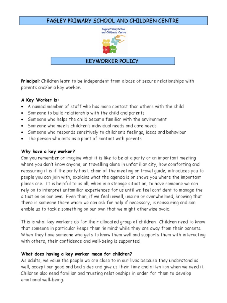 Fagley Primary School and Children Centre | PDF | Understanding | Emotions