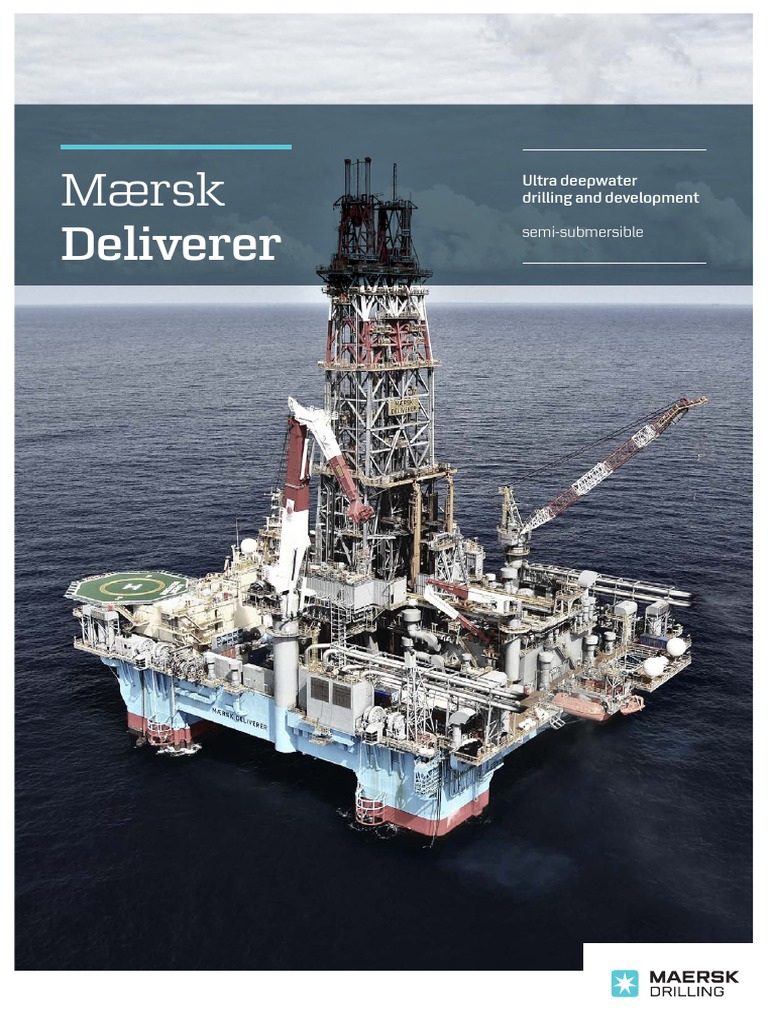 Maersk Deliverer | PDF | Subsea (Technology) | Drilling Rig