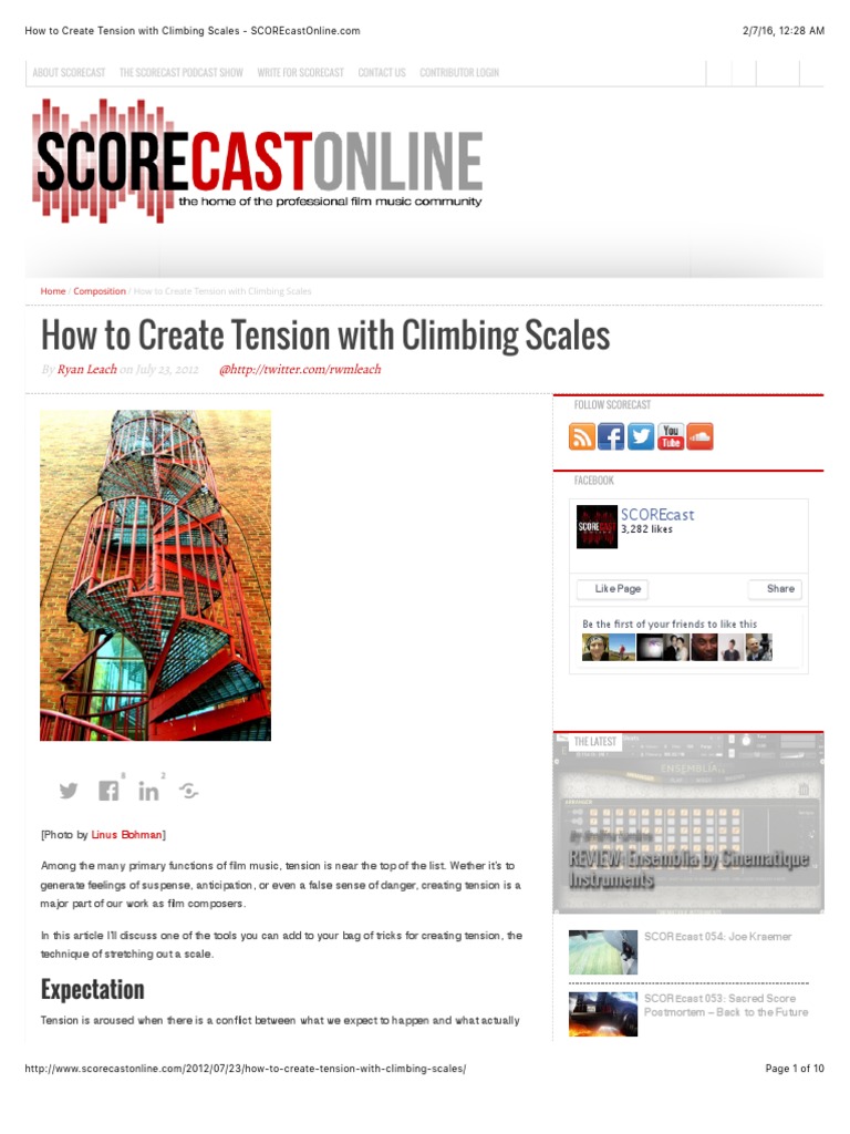 How To Create Tension With Climbing Scales | PDF | Mass Media | Leisure