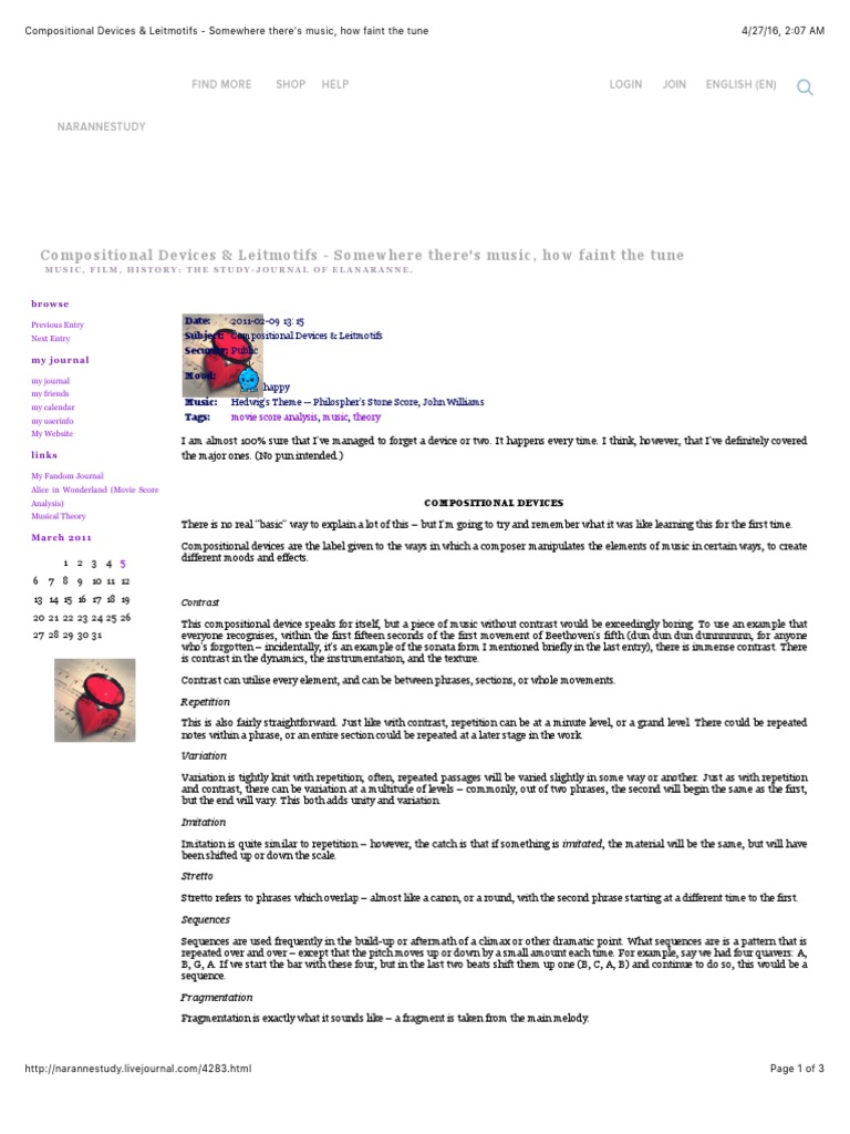 Compositional Devices | PDF | Rhythm | Performing Arts