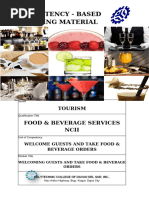 Script For Food and Beverages Service | PDF | Alcoholic Drinks | Menu