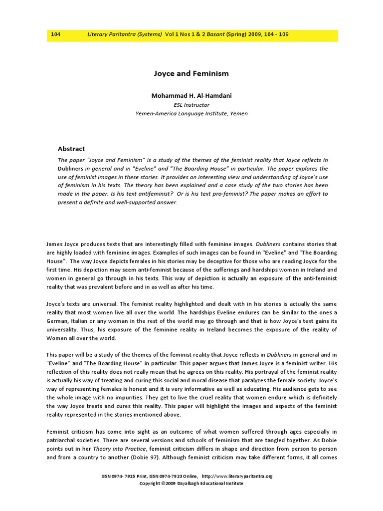 Literature and Theory 6 - Mohammad Al-Hamdani | PDF | Feminism | Gender ...
