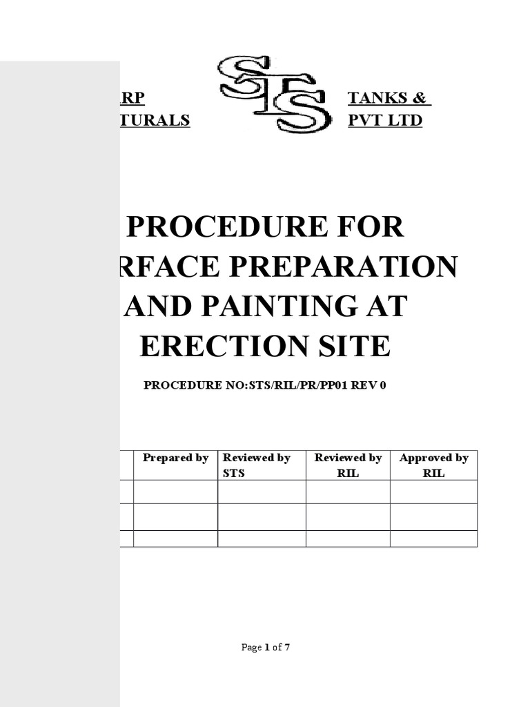 Pneumatic Test Procedure | PDF | Paint | Galvanization